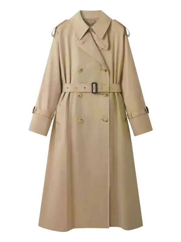 Mackintosh Buckholm Double-breasted Belted Trench Coat - Neutrals