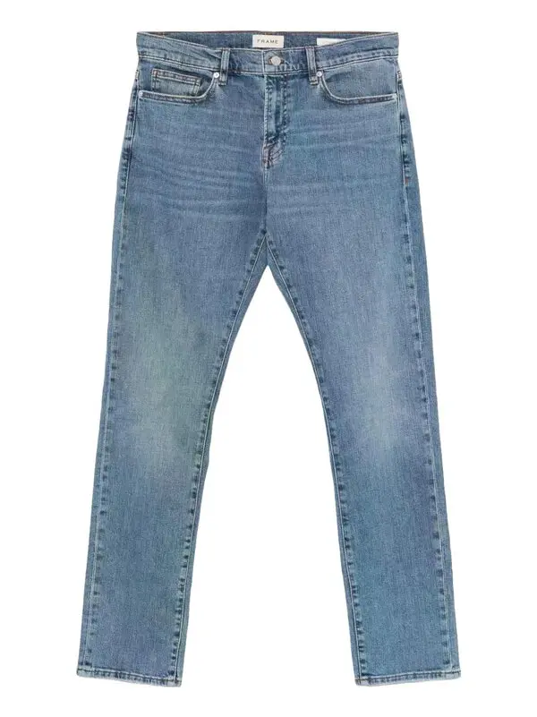 FRAME Bleached-effect Jeans - Blue