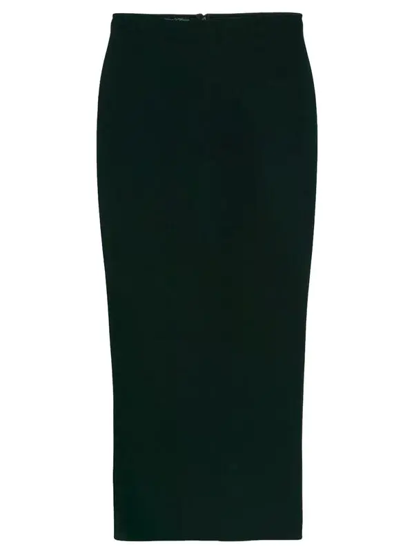 HERVE L. LEROUX Bandage Ankle Length Column Skirt - Green