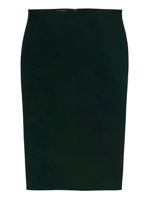 HERVE L. LEROUX Bandage Pencil Skirt - Green