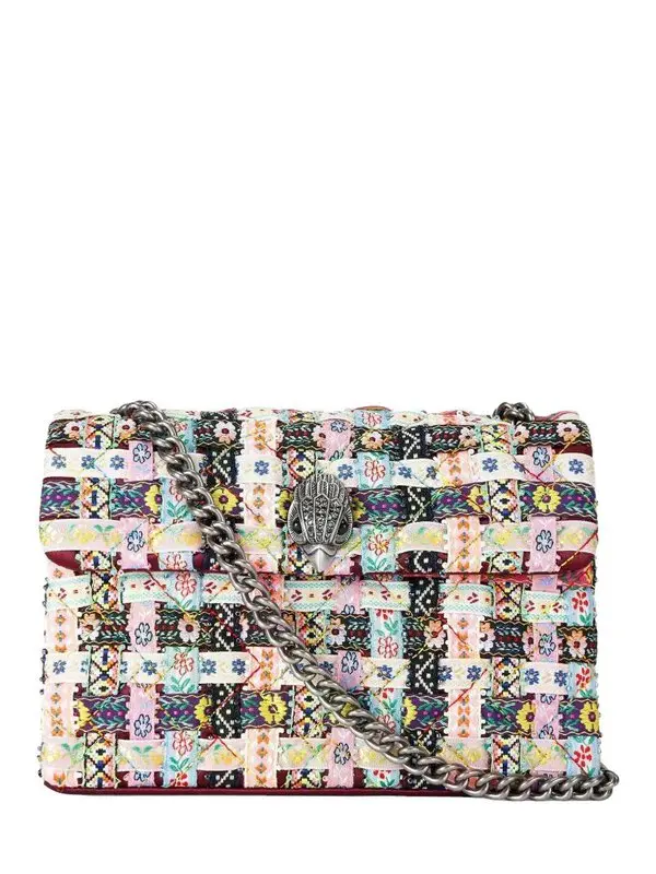 Kurt Geiger Kensington Patchwork Shoulder Bag - Black