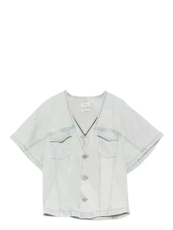 Jacob Cohen Short-sleeve Denim Shirt - Blue