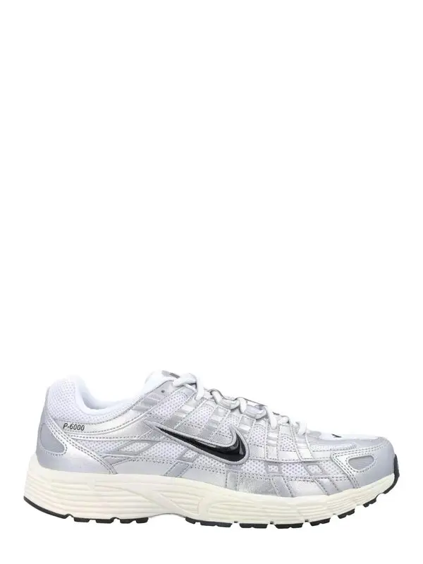 Nike P-6000 Mesh-paneled Sneakers - Silver
