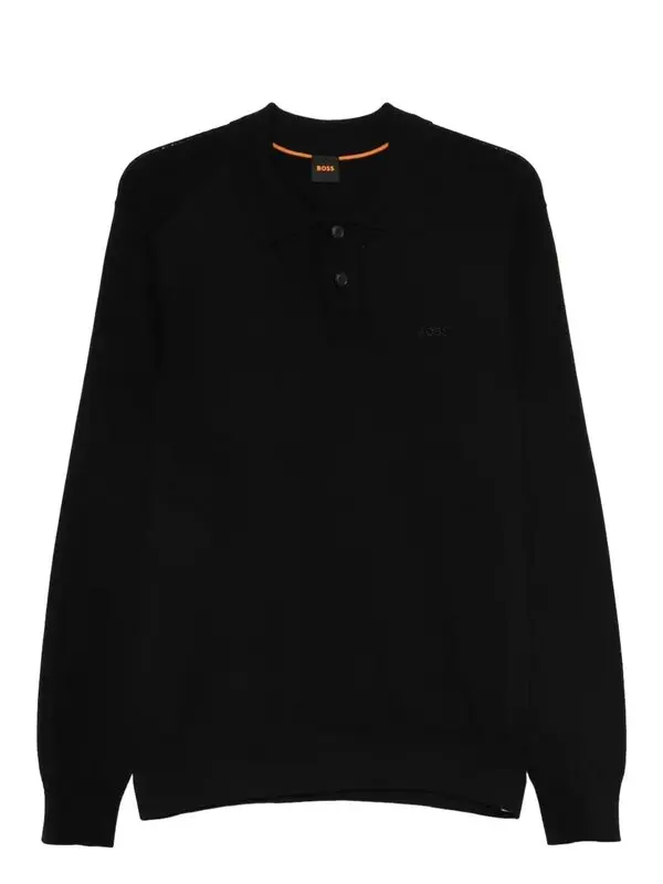 BOSS Cotton-blend Polo Shirt - Black