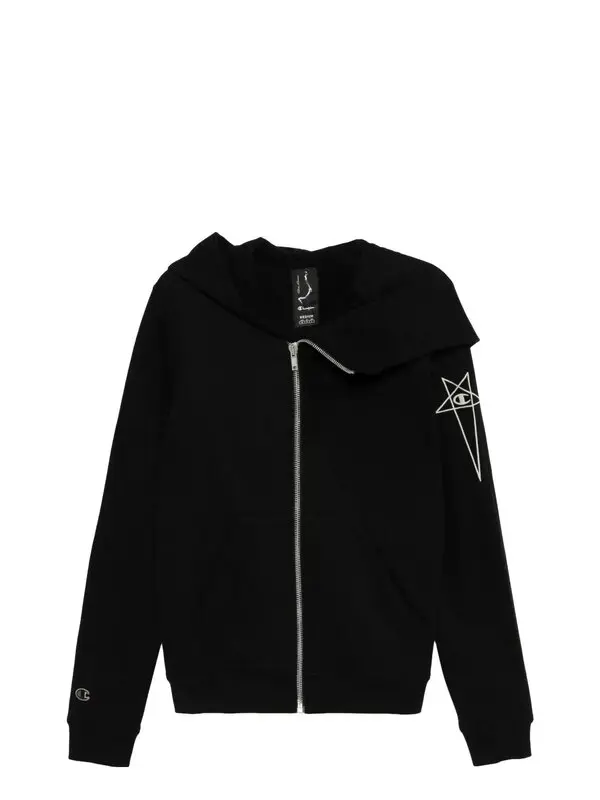 Rick Owens Mountain Hoodie - Black