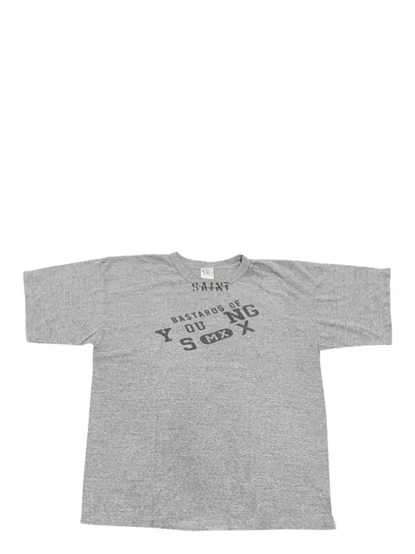SAINT MXXXXXX Graphic-print T-shirt - Grey