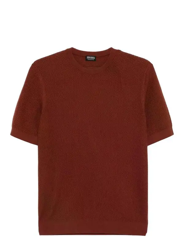 Zegna Cotton T-shirt - Brown