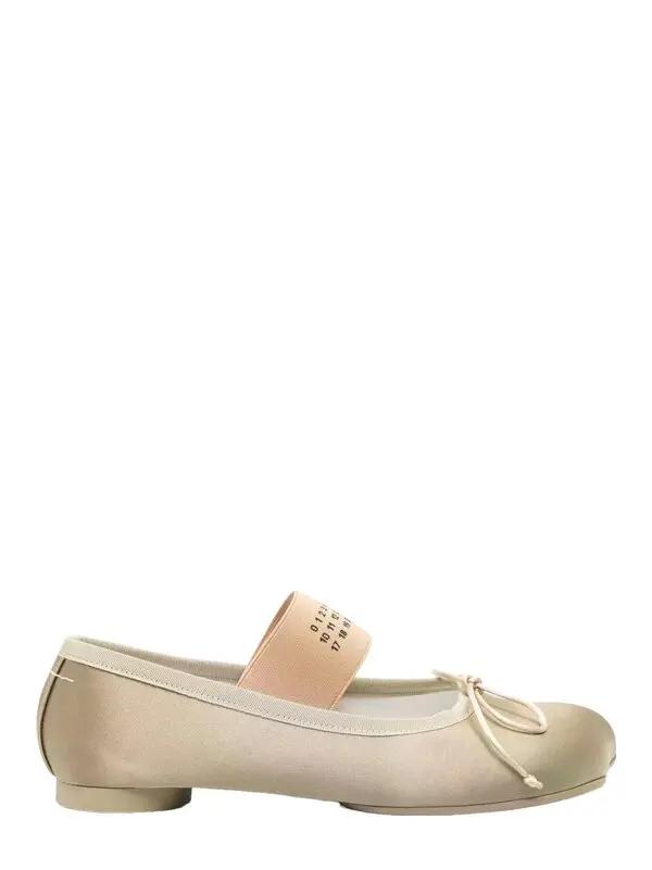 MAISON MARGIELA Anatomic Numeric Ballet Flats - Neutrals