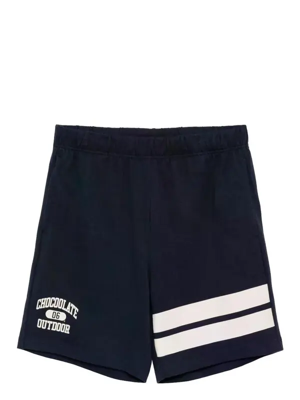 CHOCOOLATE Logo-printed Shorts - Blue