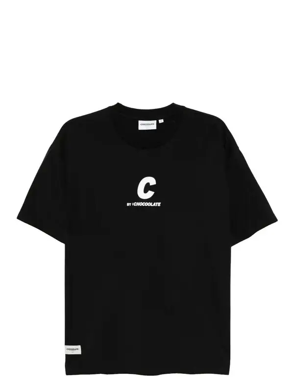 CHOCOOLATE Logo-print T-shirt - Black