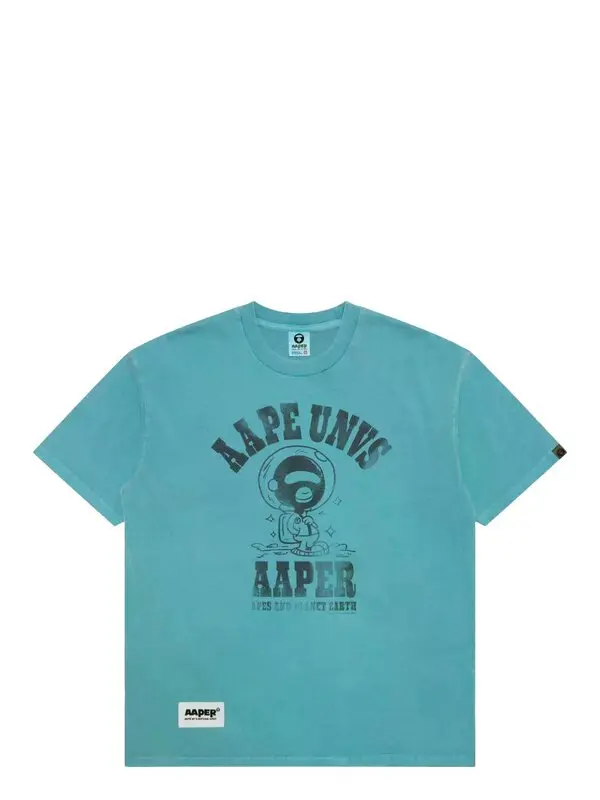 AAPE BY *A BATHING APE® Graphic-print T-shirt - Blue