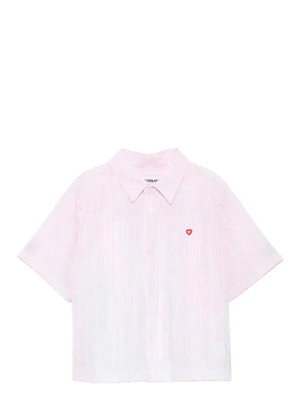 CHOCOOLATE Logo-patch Shirt - Pink