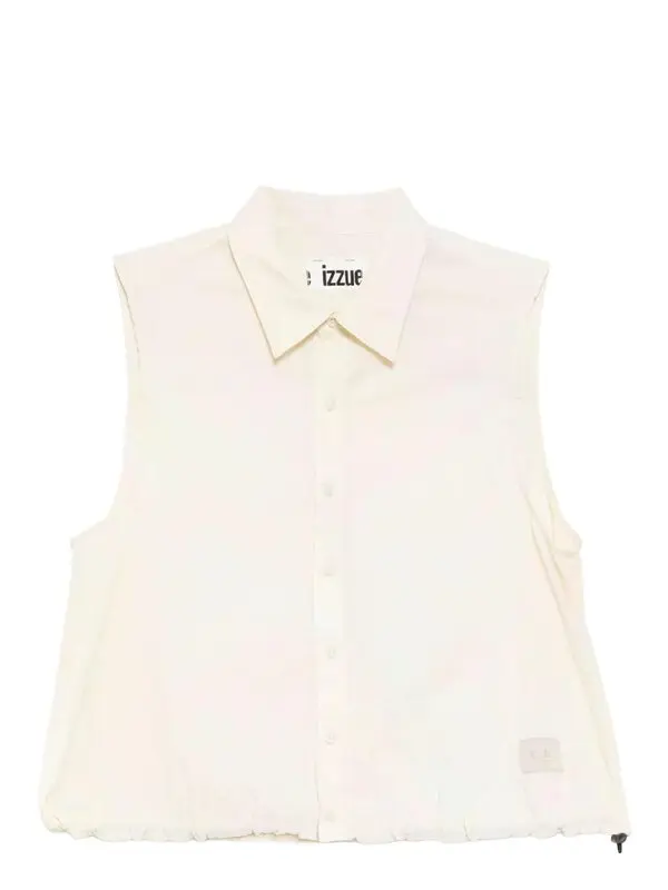 Izzue Sleeveless Shirt - Neutrals
