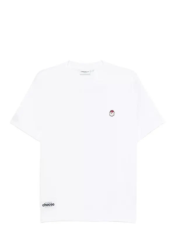 CHOCOOLATE Logo-patch T-shirt - White