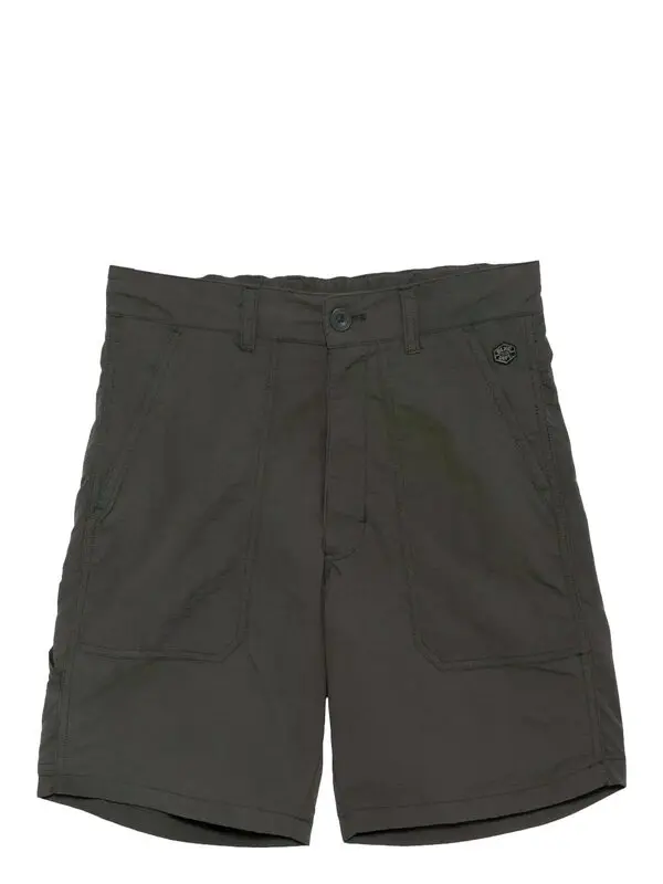 CHOCOOLATE Logo-patch Shorts - Grey