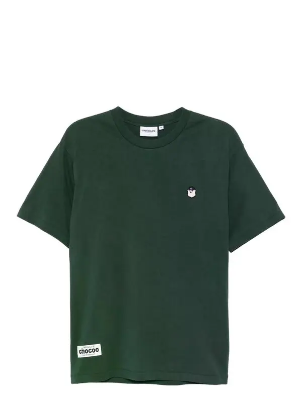 CHOCOOLATE Logo-patch T-shirt - Green