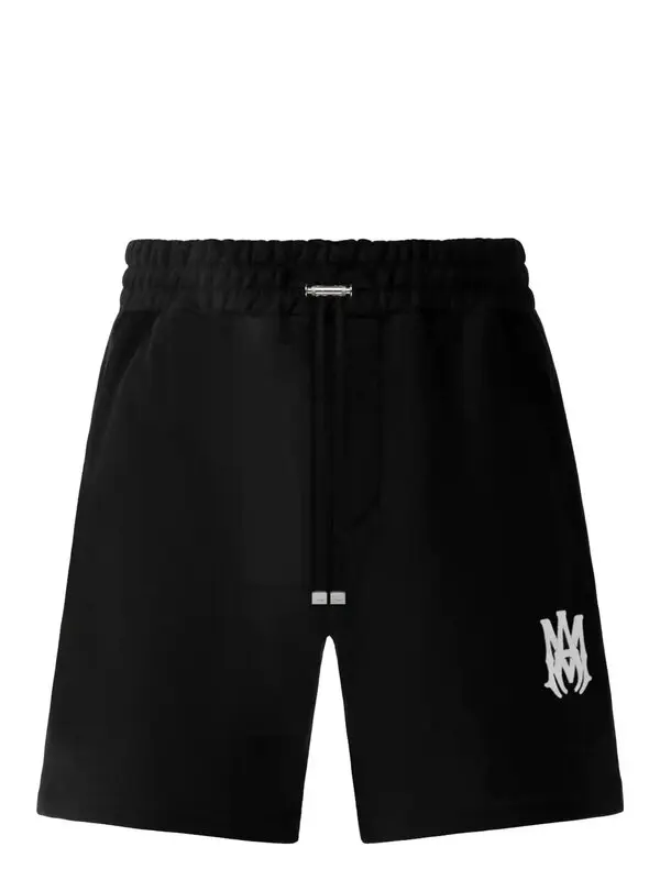 Amiri Logo-print Track Shorts - Black