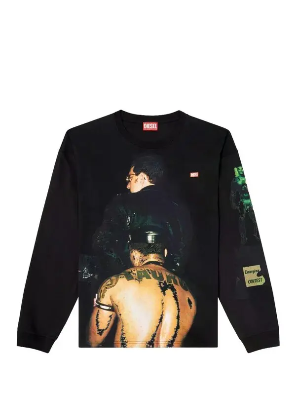 DIESEL® X Tom Of Finland Foundation Pr-t-boxt-tom T-shirt - Black
