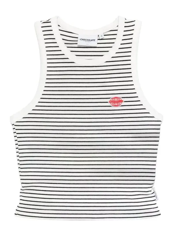 CHOCOOLATE Ribbed Tank Top - Neutrals