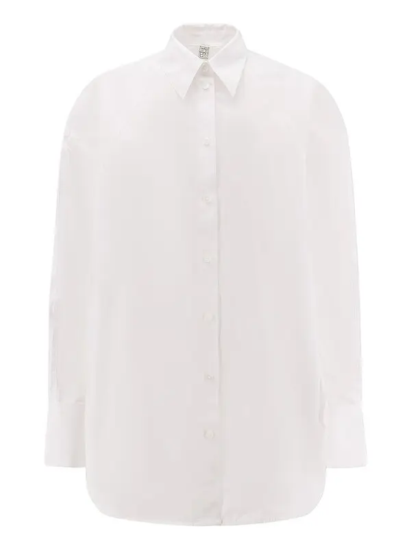 TOTEME Organic Cotton Shirt - White