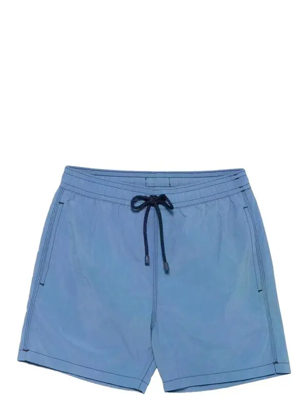 FIORIO MILANO Drawstring Swim Shorts - Blue