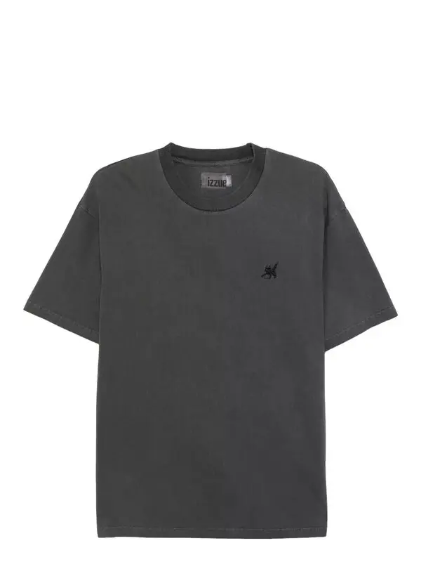 Izzue Embroidered T-shirt - Grey