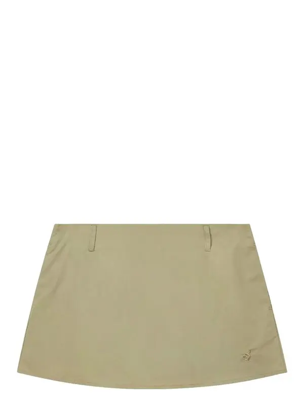 TOUT A COUP Structured A-line Skirt - Green