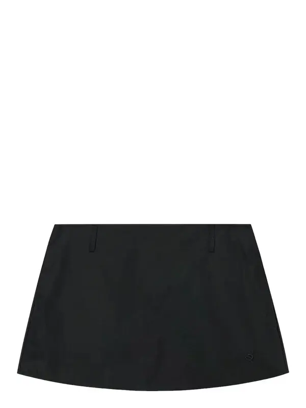 TOUT A COUP Pleated Mini Skirt - Black