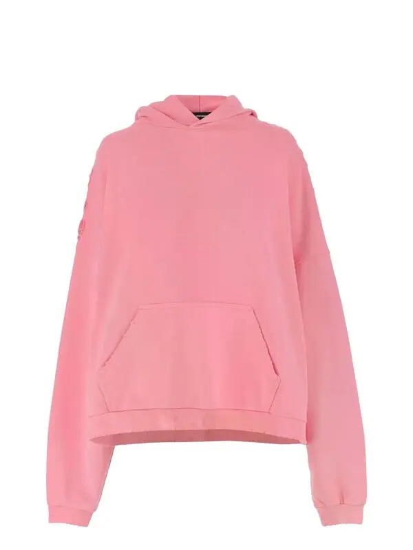 We11Done Cotton Hoodie - Pink