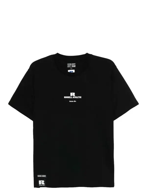 Izzue X Russell Athletic Logo-print T-shirt - Black