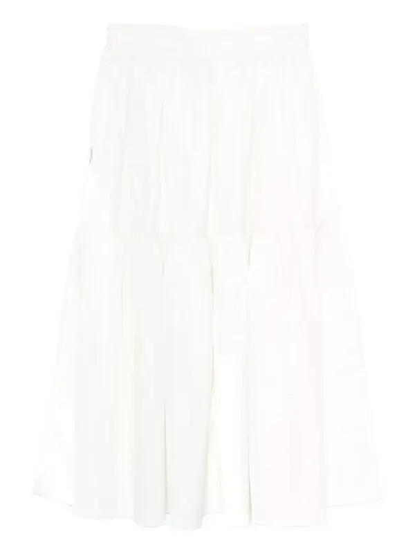 CHOCOOLATE Drawstring Skirt - White