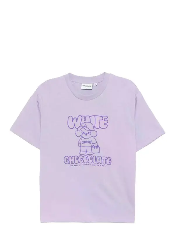 CHOCOOLATE Graphic T-shirt - Purple