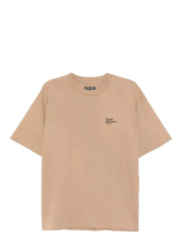 Izzue Logo-print T-shirt - Brown