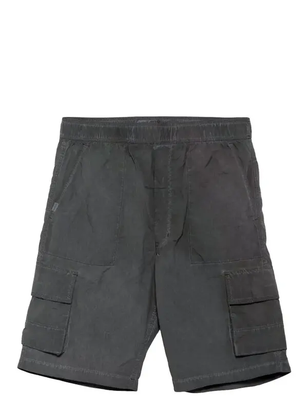 Izzue Logo-patch Cargo Shorts - Grey