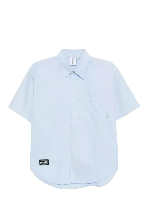 CHOCOOLATE Cotton Short-sleeve Shirt - Blue