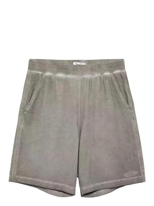 Izzue Logo-embroidered Shorts - Grey