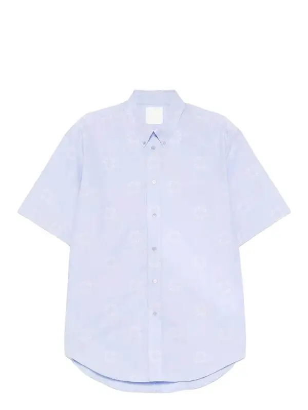 Givenchy Monogram 72 Jacquard Shirt - Blue