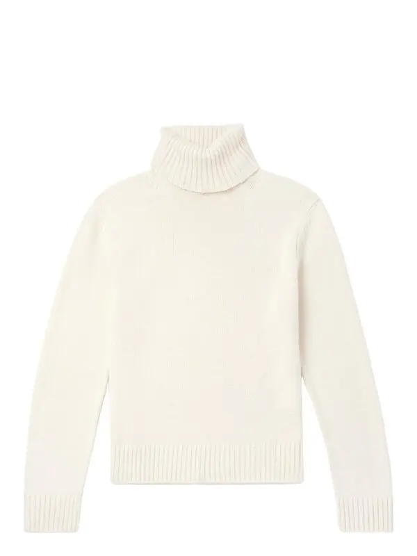 TOM FORD Cashmere Rollneck Sweater - White