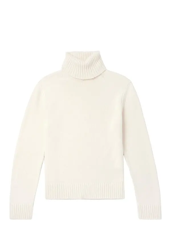TOM FORD Cashmere Rollneck Sweater - White