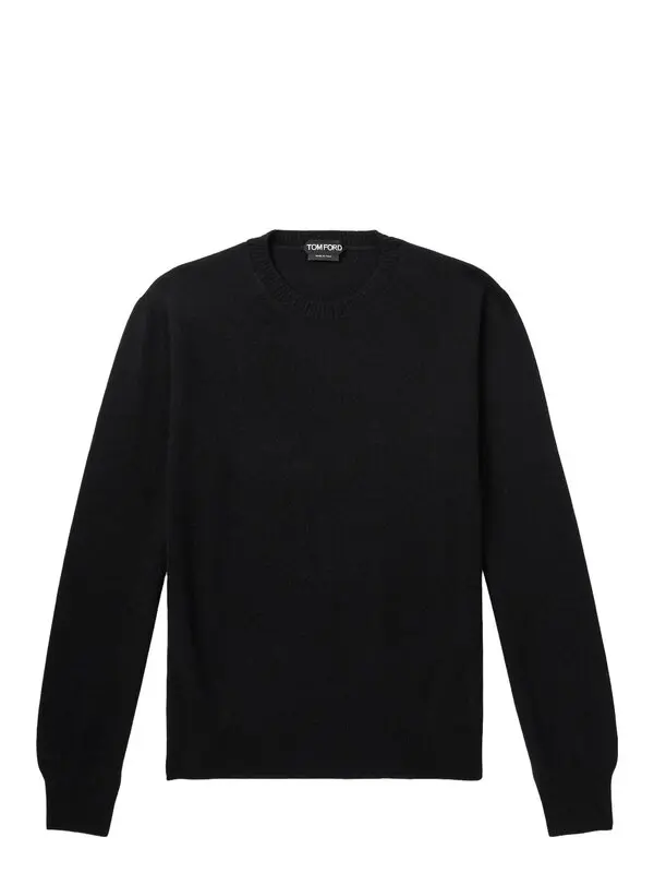 TOM FORD Cashmere Crewneck Sweater - Black