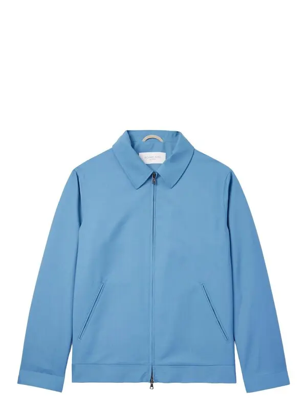 Richard James Wool And Mohair-blend Blouson Jacket - Blue