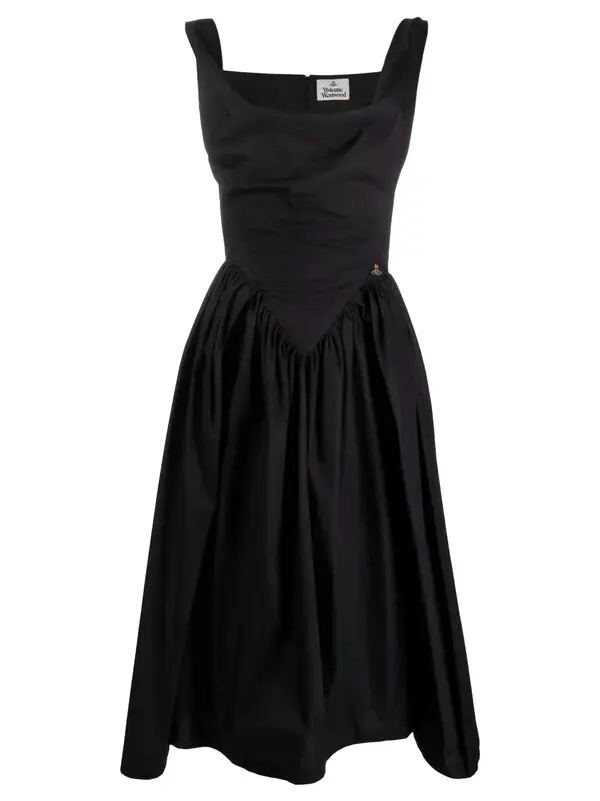 VIVIENNE WESTWOOD Cowl-neck Corset Dress - Black