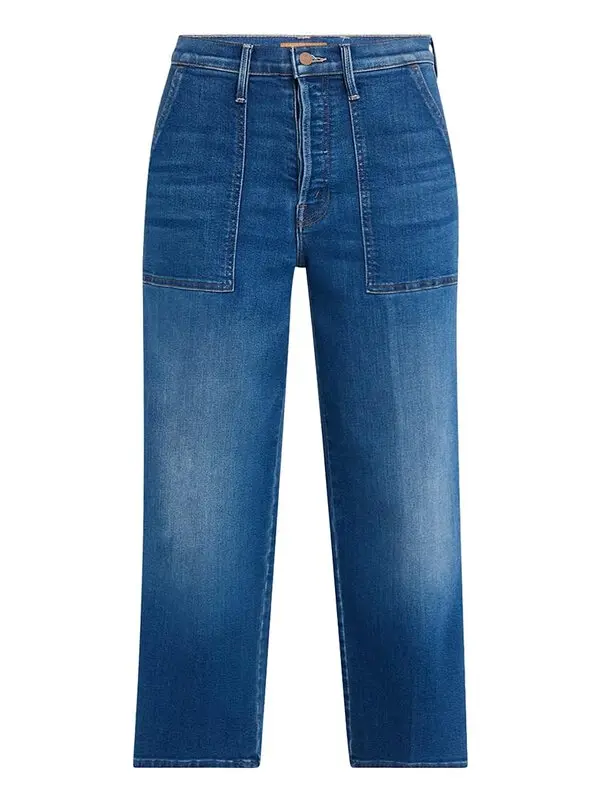 MOTHER The Stitch Up Maven Hover Jeans - Mdblue