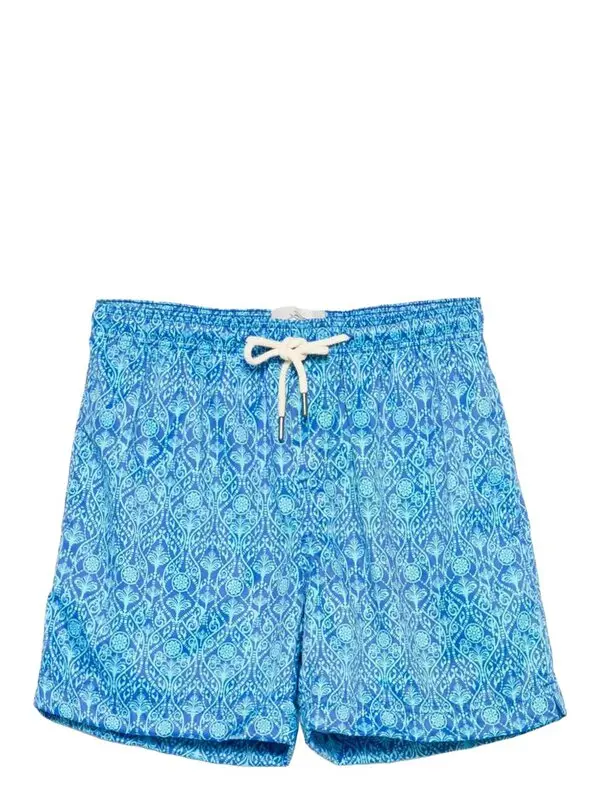 PENINSULA SWIMWEAR Patterned Swim Shorts - Blue