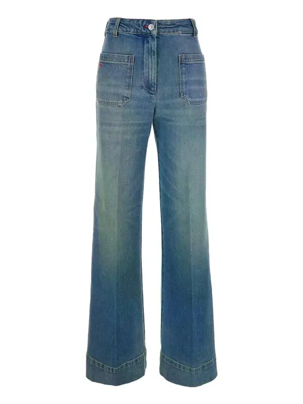 Victoria Beckham Alina Jeans - Blue