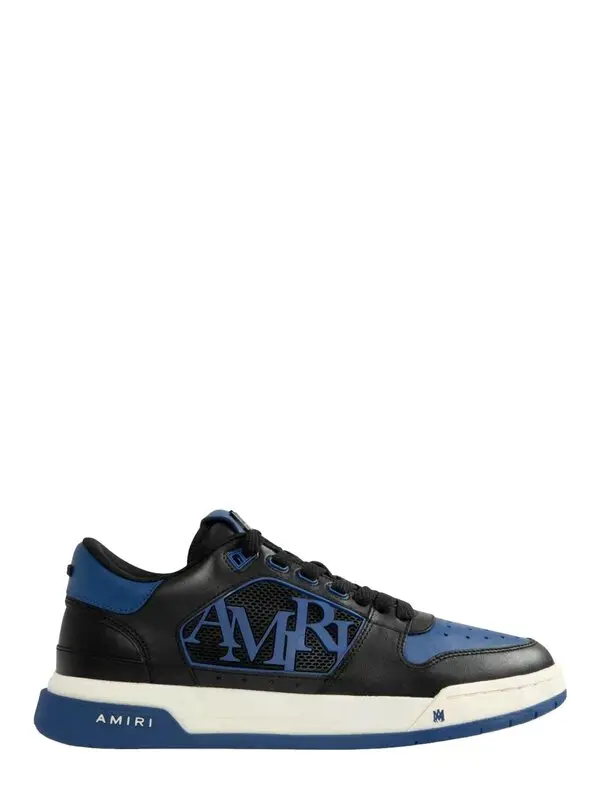 Amiri Logo-embellished Low-top Sneakers - Black