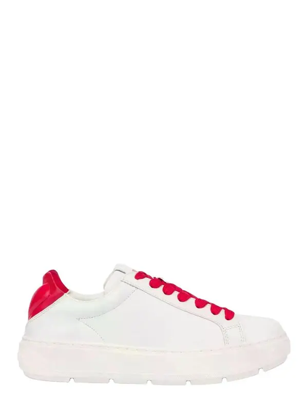Moschino Lace-up Sneakers - White