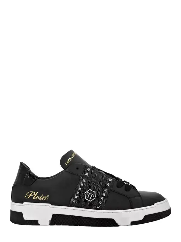 Philipp Plein Stud-embellished Sneakers - Black