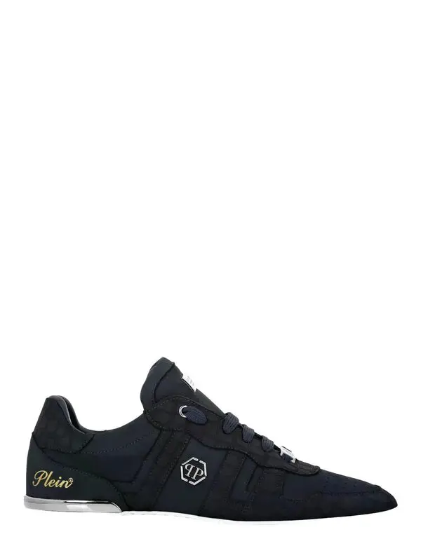 Philipp Plein Lace-up Low-top Sneakers - Blue