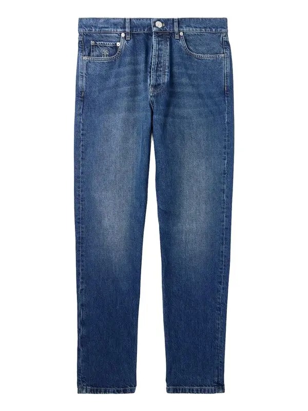 Brunello Cucinelli Straight-leg Jeans - Blue